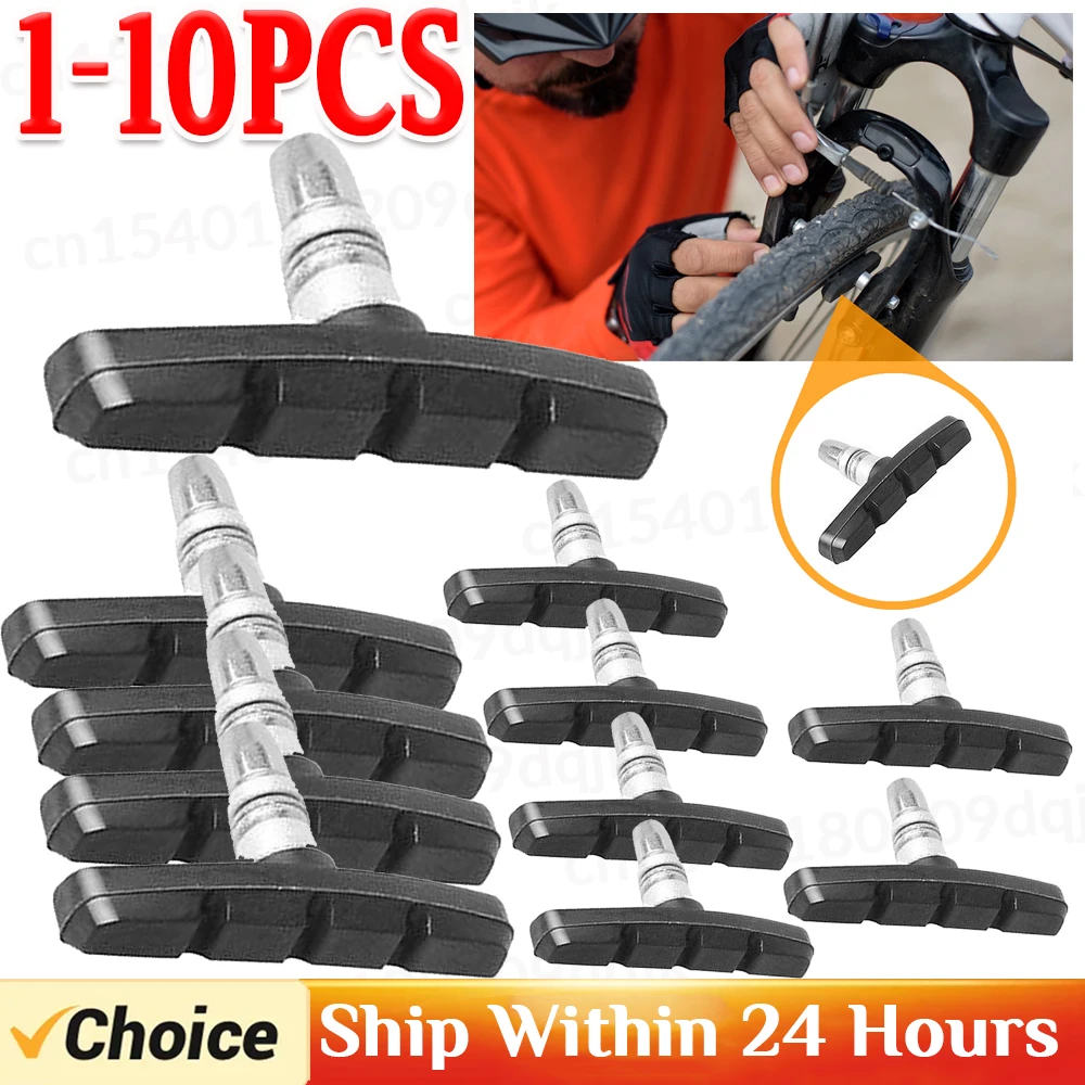 1-8pcs-Bike-Brake-Blocks-Rubber-Cycling-Part-Tools-MTB-Mountain-Road ...