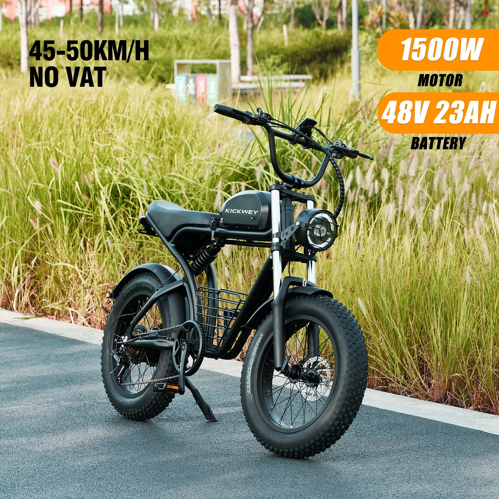 Kickwey-K7-Adults-Electric-Bike-2000W-48V23AH-55km-h-Snow-Electric ...