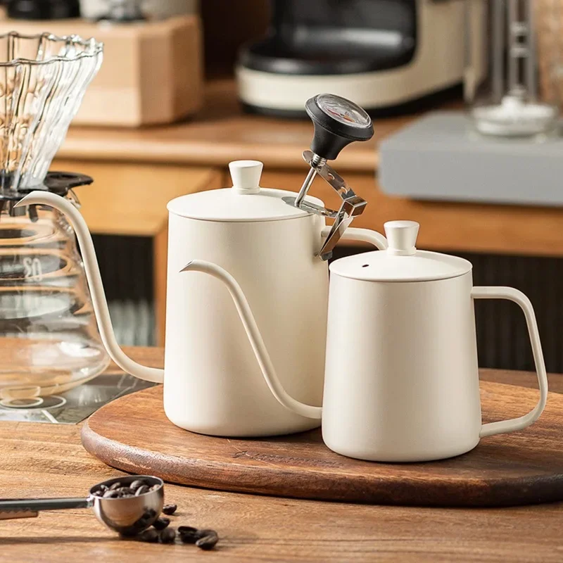 Stainless-Hand-Drip-Coffee-Hot-Water-Pot-with-Lid-Gooseneck-Kettle ...