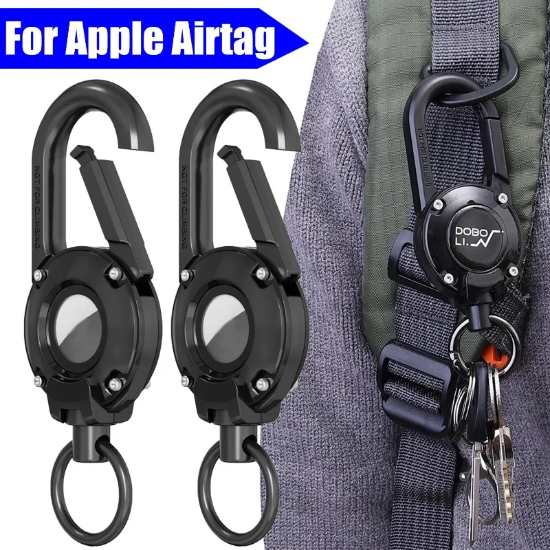 Protective-Case-for-Apple-Airtag-with-Keychain-Carabiner-GPS-Tracker ...