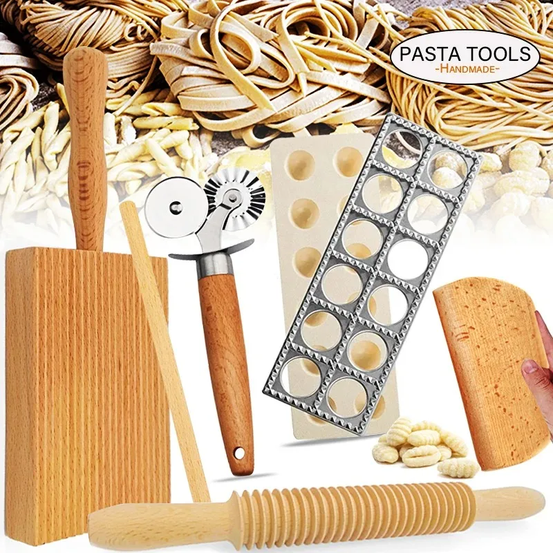 Gnocchi-and-Butter-Board-Wooden-Set-Italian-Pasta-Making-Tools-Ravioli ...