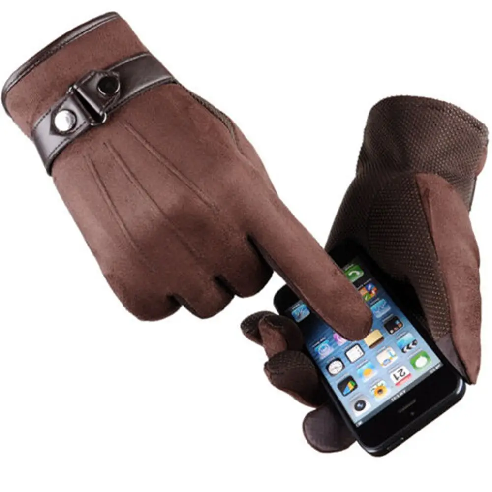 Winter-Thick-Men-Fleece-Lined-Driving-Gloves-Thermal-Touch-Screen ...