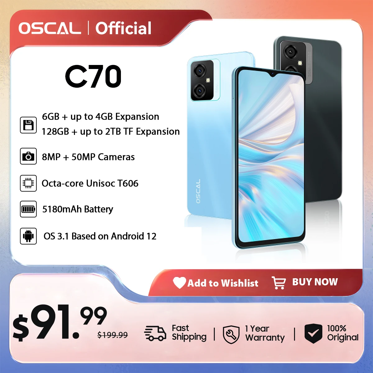 Osca-c70-smartphone-desbloqueado-6gb-128gb-octa-core-android-12-c-mera ...