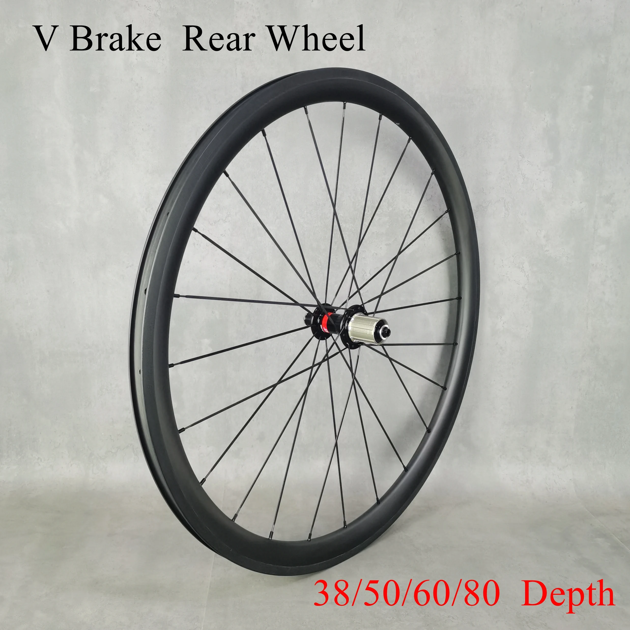 Carbon-Rear-Wheels-V-Brake-700C-38mm-50mm-60mm-88mm-Depth-25mm-Width-UD ...