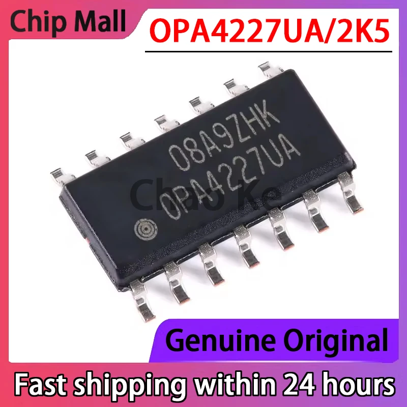 1PCS-Original-OPA4227UA-OPA4227UA-2K5-SOIC-14-Four-Channel-High-precision-Operational-Amplifier ...