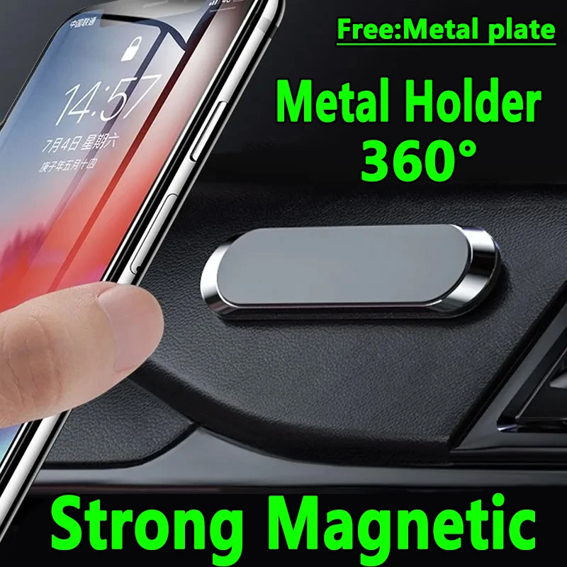 Strip-Magnetic-Holder-Stand-Magnet-Cellphone-Bracket-Car-Magnetic-car ...