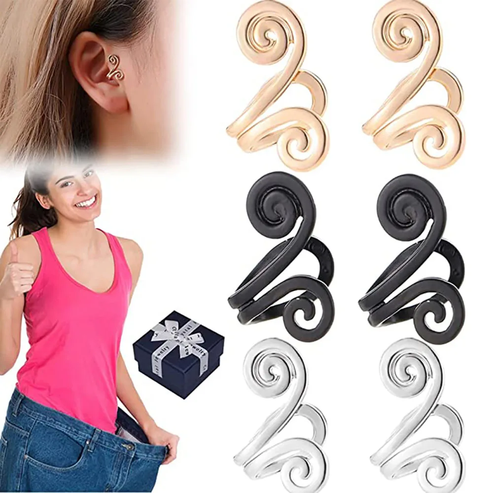 Acupressure-Slimming-Earrings-for-Women-Personalized-Fashion-Lymph-Ear ...