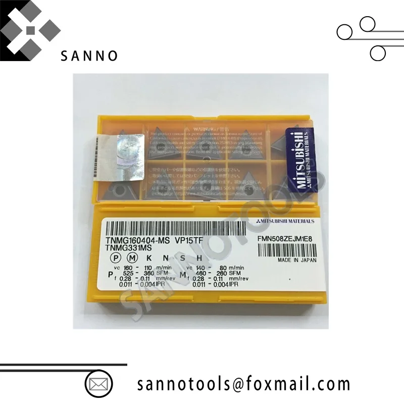 High Quality Carbide Turning Cutter Tools TNMG160404 / TNMG160408 MS VP15TF / US735 CNC Carbide ...
