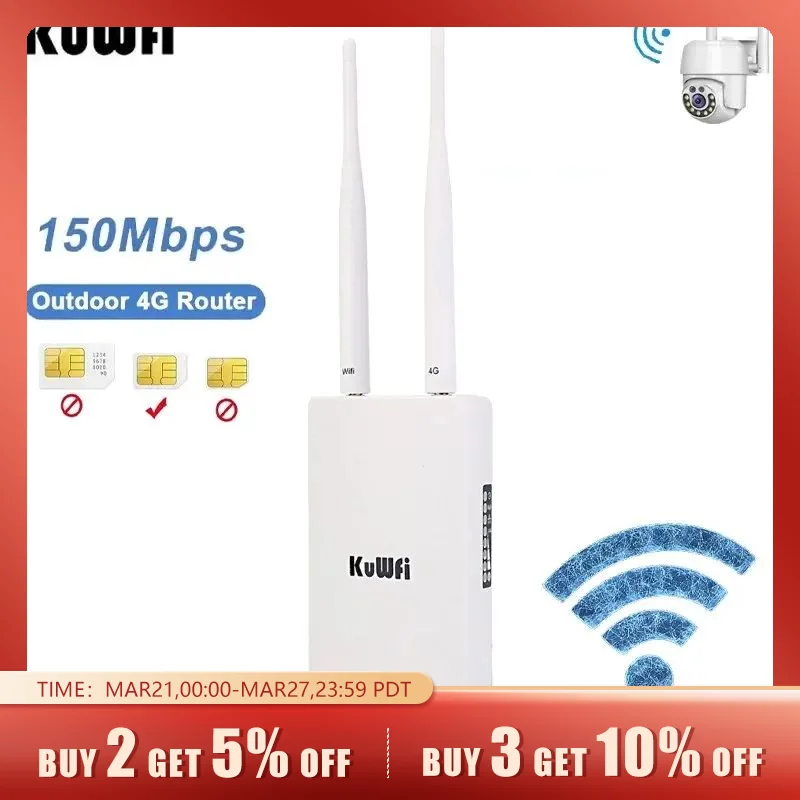 KuWFi-Outdoor-4G-CPE-Wifi-Router-150Mbps-Wireless-Wifi-Router-with-Sim ...