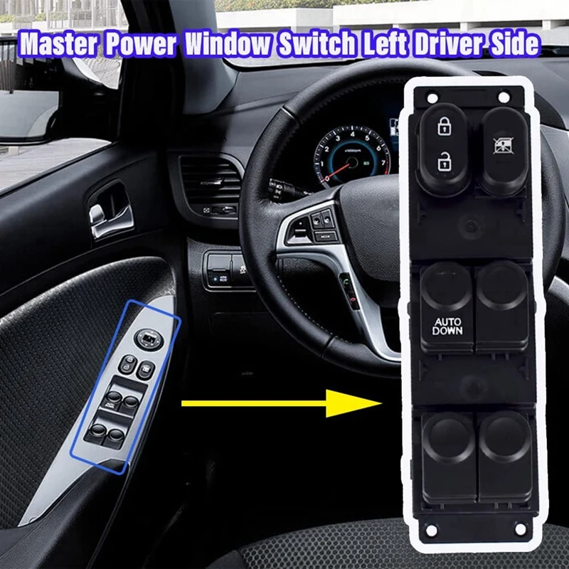 Car-Front-Left-Side-Electric-Power-Master-Window-Lift-Control-Switch ...