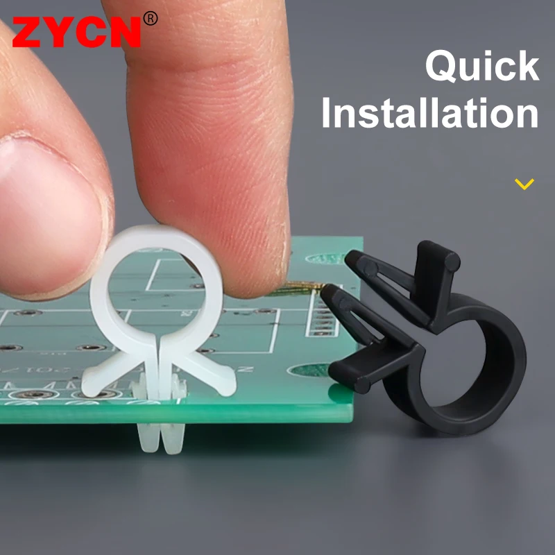 ZYCN-Wire-Clip-Plastic-Isolation-Column-Cable-Tie-Holder-Spacer ...