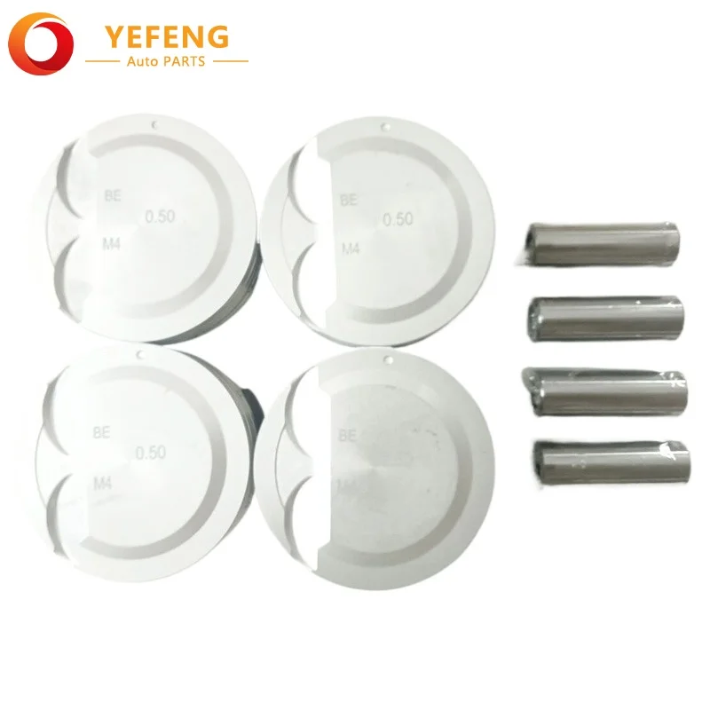 4PCS 23041-2B101 230412B101 08-424800-30 Engine Piston for Hyundai ...