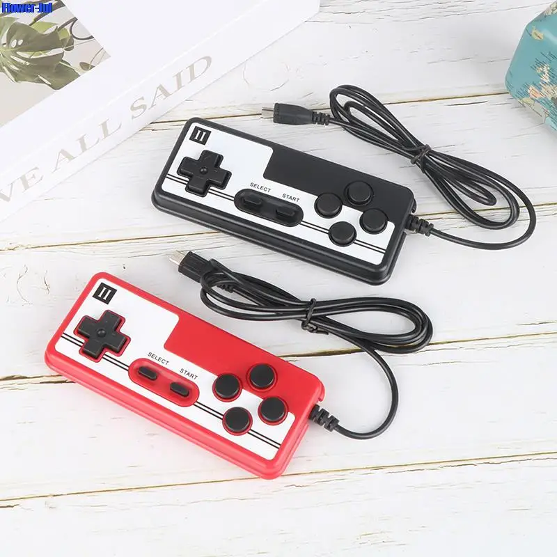 1PC Game Console Handle Classic Retro Version Of Home Fc Plug-in Double ...
