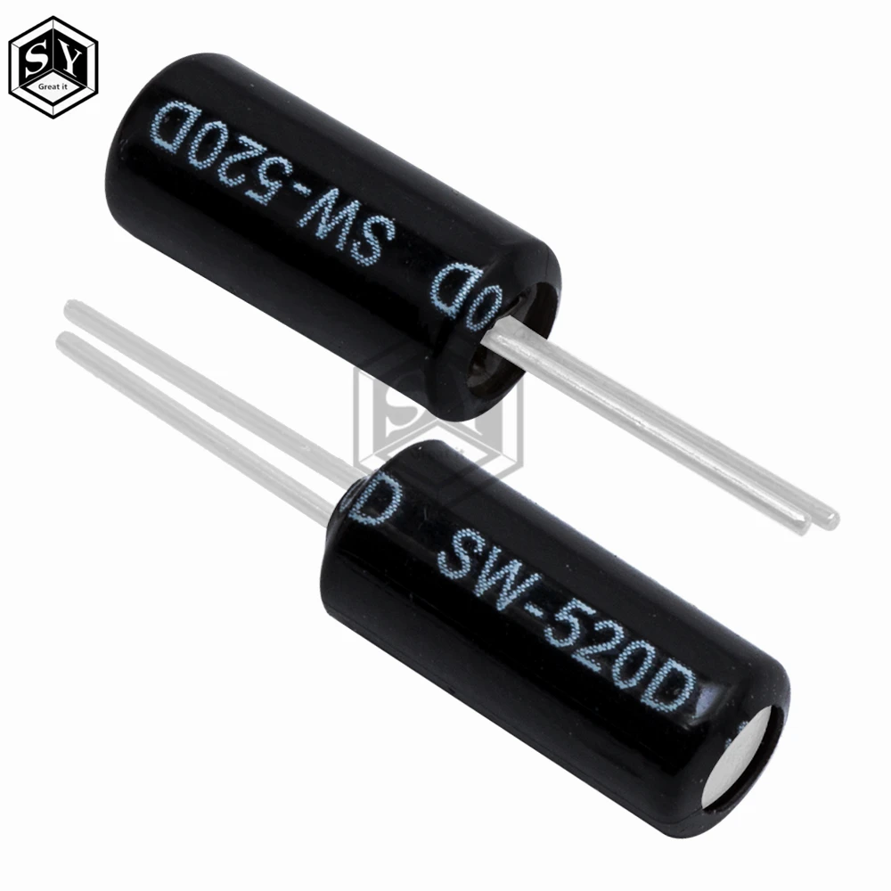 10pcs SW-520D Highly Sensitive SW-520D Metal Ball Angle Tilt Shaking ...