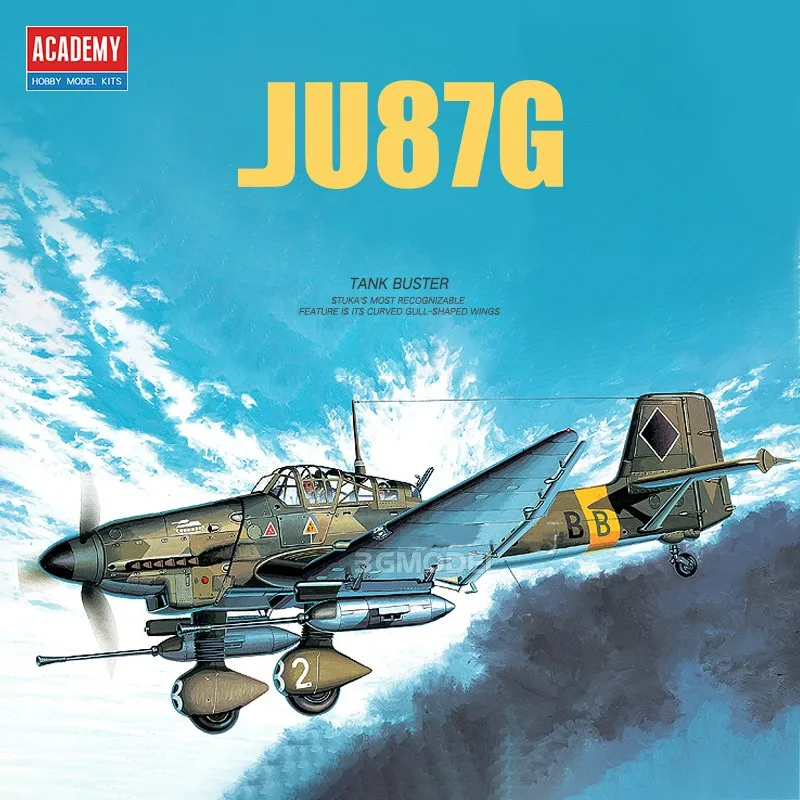 ACADEMY-12450-1-72-Scale-Plane-Ju-87G-Stuka-Tank-Buster-Assembly-Model ...