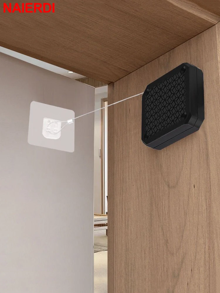 NAIERDI-Automatic-Sensor-Door-Closer-500g-1000g-Tension-Closing-Device ...