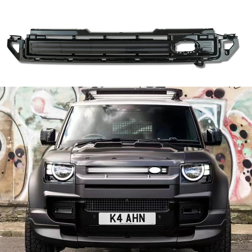 Front-Grille-Light-Bar-With-LED-Light-Fit-For-Land-Rover-new-Defender ...