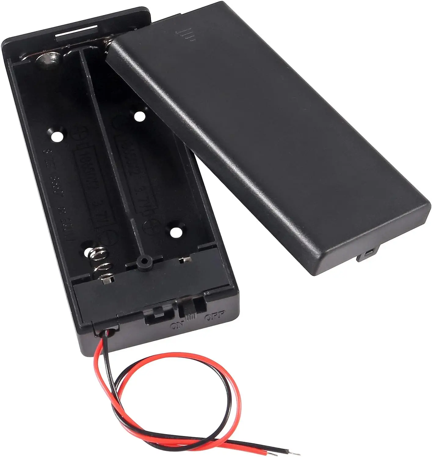 3-7V-2-18650-Battery-Holder-Connector-Storage-Case-Box-with-ON-OFF ...