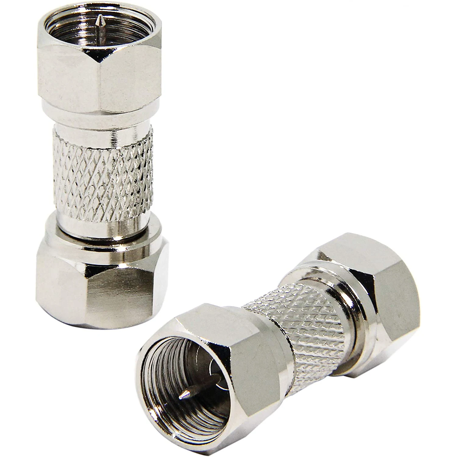 10-Pack-F-Type-RG6-Coax-Barrel-Connector-Coupler-75-Ohm-Coaxial-Cable ...