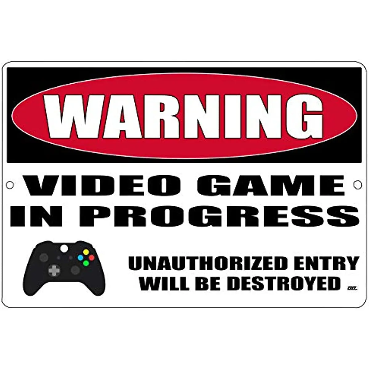 Rogue-River-Tactical-Funny-Video-Games-Metal-Tin-Warning-Sign-Wall ...