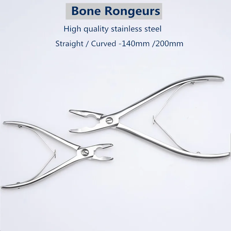 Stainless-Steel-Bone-Rongeurs-140mm-200mm-Straight-Curved-tip ...