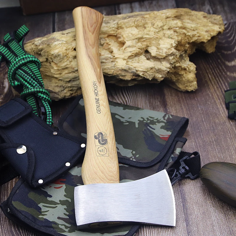 Carbon-steel-forging-chrome-plated-board-axe-Jungle-adventure-camping ...