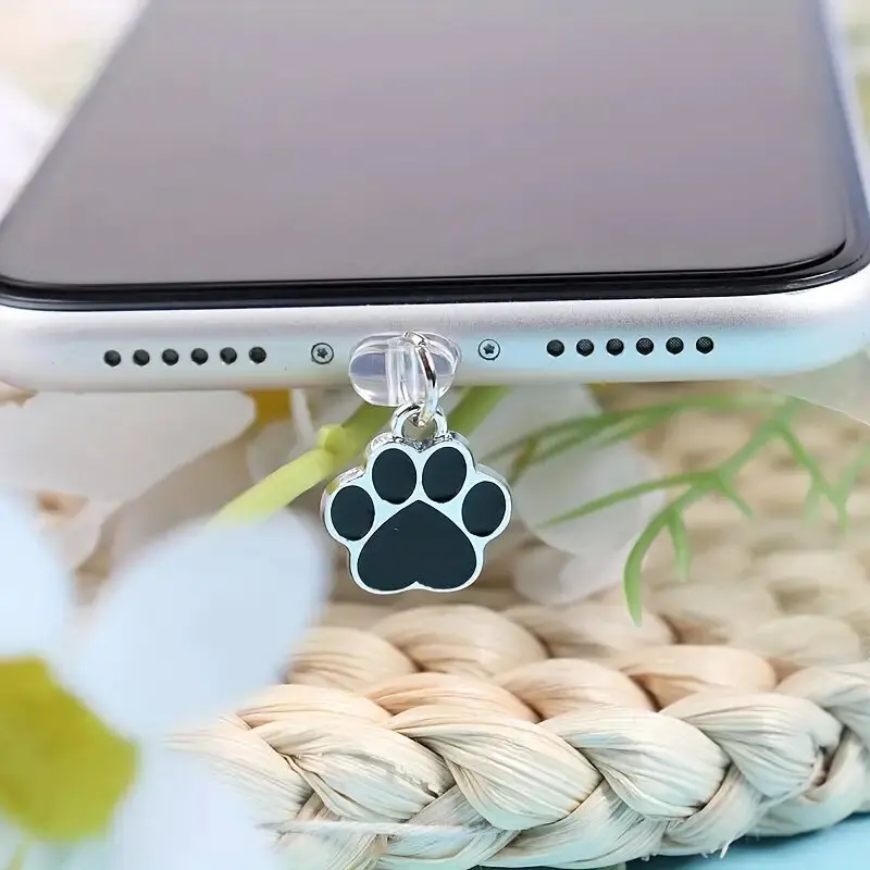 Cute-Cat-Claw-Phone-Dust-Stopper-Pendant-Suitable-for-iPhone-Samsung ...