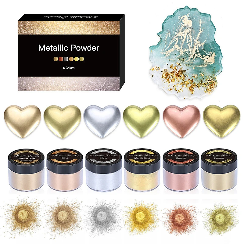 20ml Metallic Powder Resin Pigment | Epoxy Resin Decoration Crafts ...