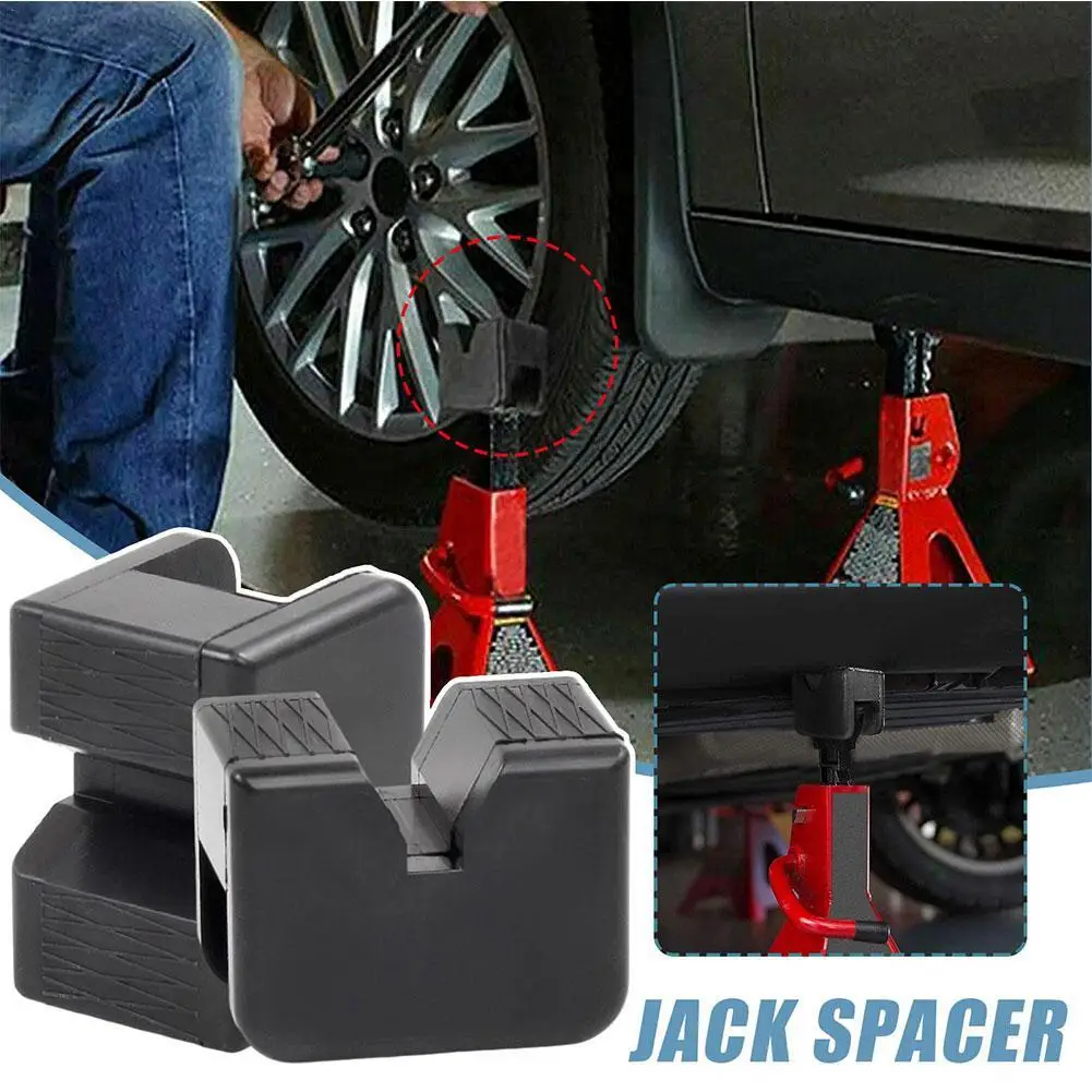 1x-Universal-Rubber-Slotted-Square-Jack-Pad-Adapters-For-Stand-Car-Lift ...