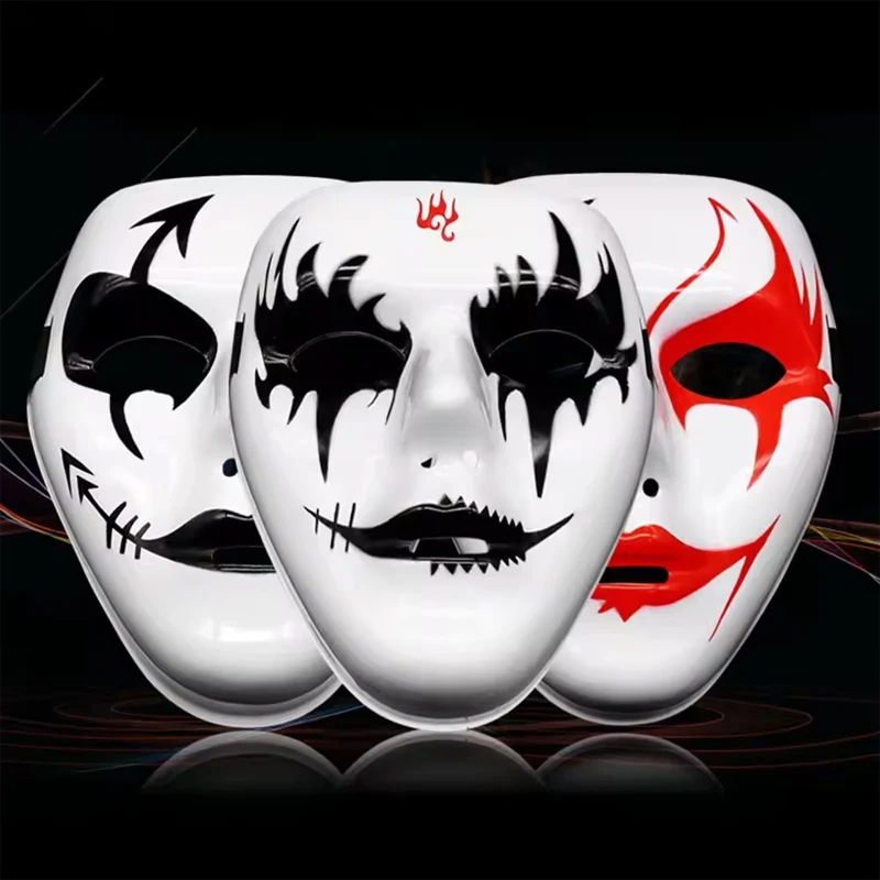 4PCS 2024 Halloween Mask Cool Spooky Party Ghost Cosplay Mask Hip Hop ...