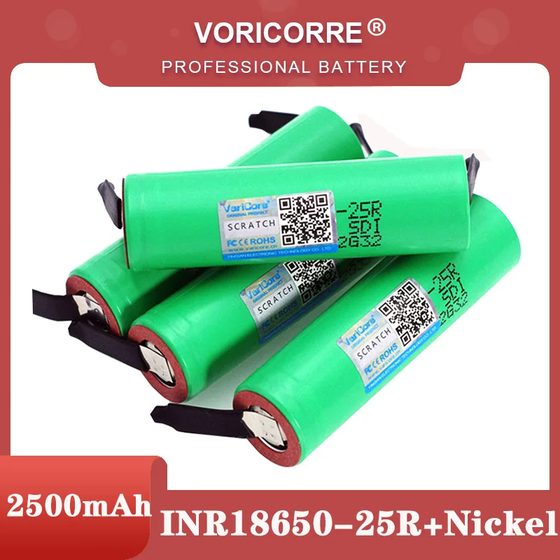 2023-100-neue-Marke-18650-2500mAh-akku-3-6-V-INR18650-25R-M-20A ...