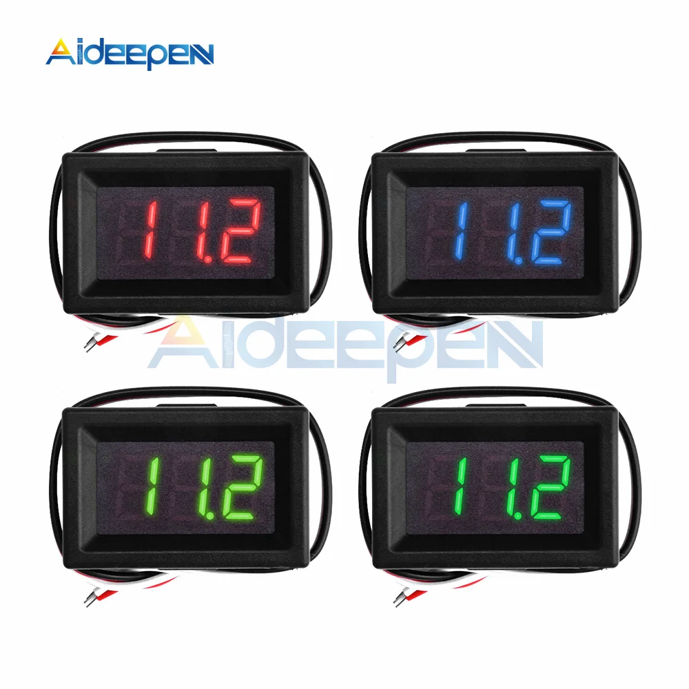 0-36-DC0-30V-Digital-LED-Mini-Display-Module-Voltmeter-Voltage-Tester ...