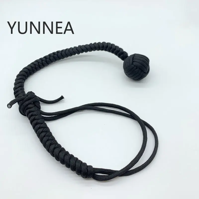 DIY Monkey Fist Whip Bracelet Self Defense Rope Steel Ball Broken ...