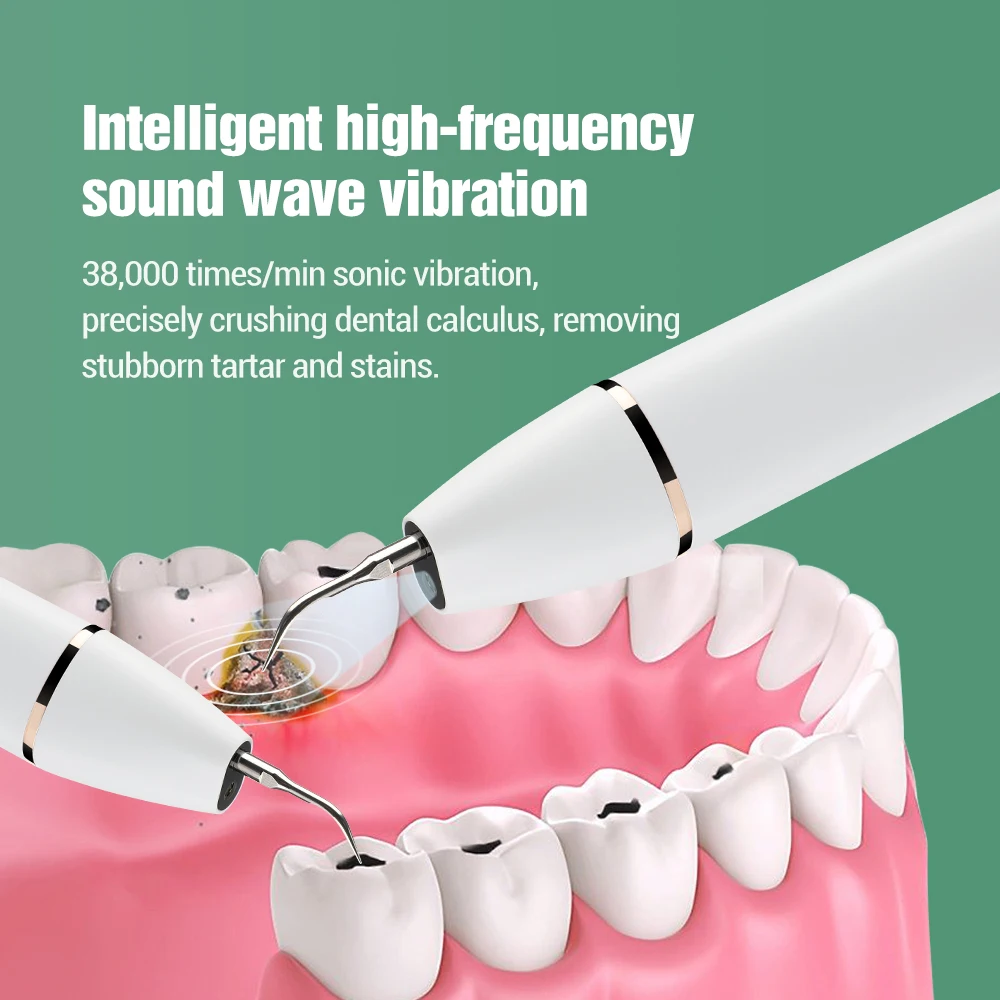 Ultrasonic Dental Cleaner Electric Teeth Whitening High Frequency ...