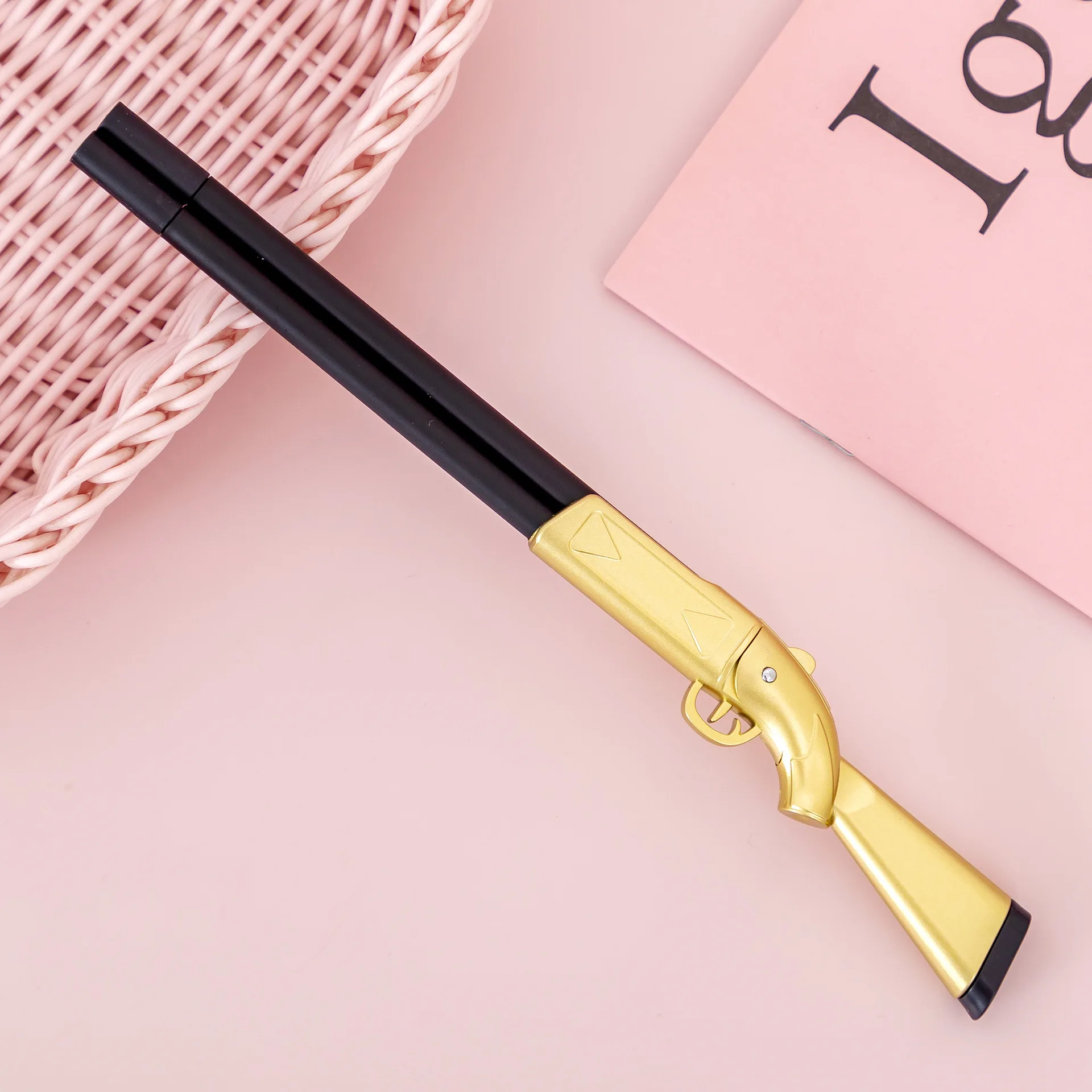 Cartoon Double Barrel Shotgun