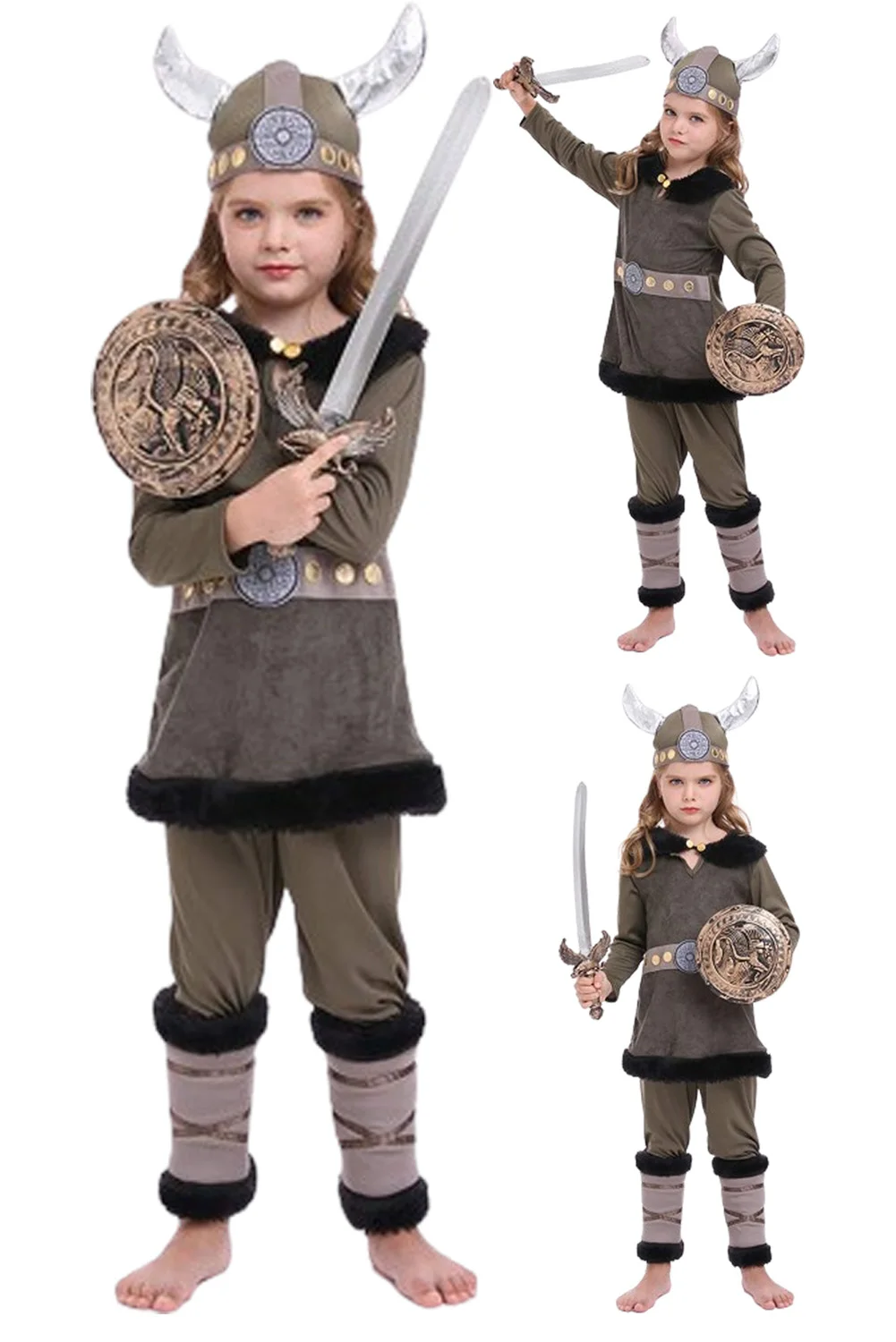Pirate-Viking-Cosplay-Kids-Girls-Boys-Costume-Stage-Party-Performance ...