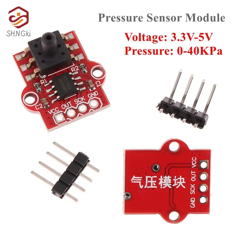 Voltage-3-3V-5V-0-40KPa-Pressure-Sensor-Module-Connect-2-5MM-Soft-Tube ...
