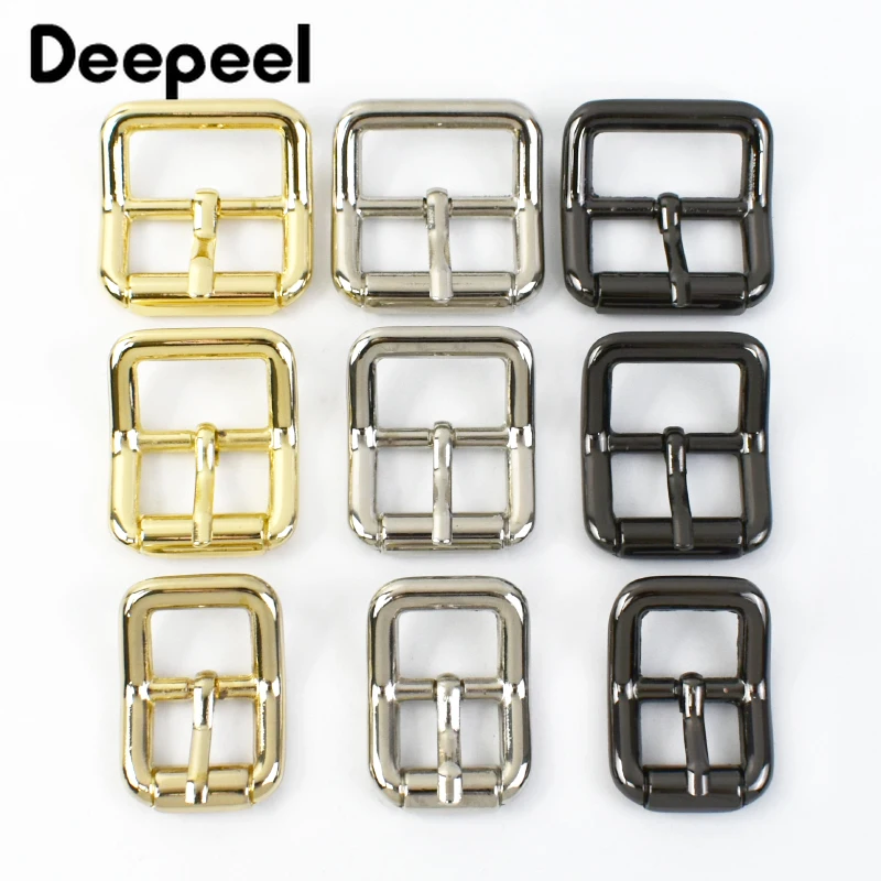 2Pcs-Deepeel-15-20-25mm-Metal-Pin-Belt-Buckle-Roller-Shoulder-Bag-Strap ...