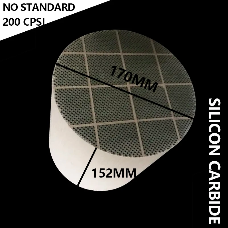 No Standard 200cpsi 170*152MM Silicon Carbide SiC DPF Substrate ...