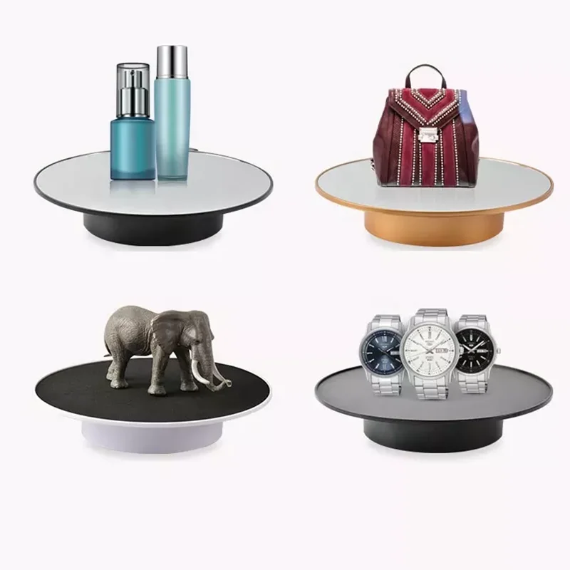 20cm Gold 360 Degree Rotating Turntable For Photography Display Stands ...