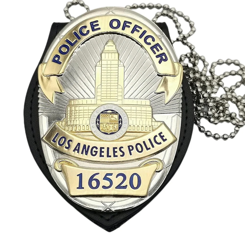 American Los Angeles Detective LAPD Metal Badge Cosplay props No.16520 ...