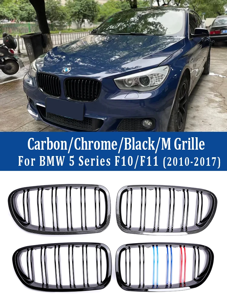 Front-Kidney-Facelift-Bumper-M-Color-Grill-For-BMW-5-Series-F10-F11 ...