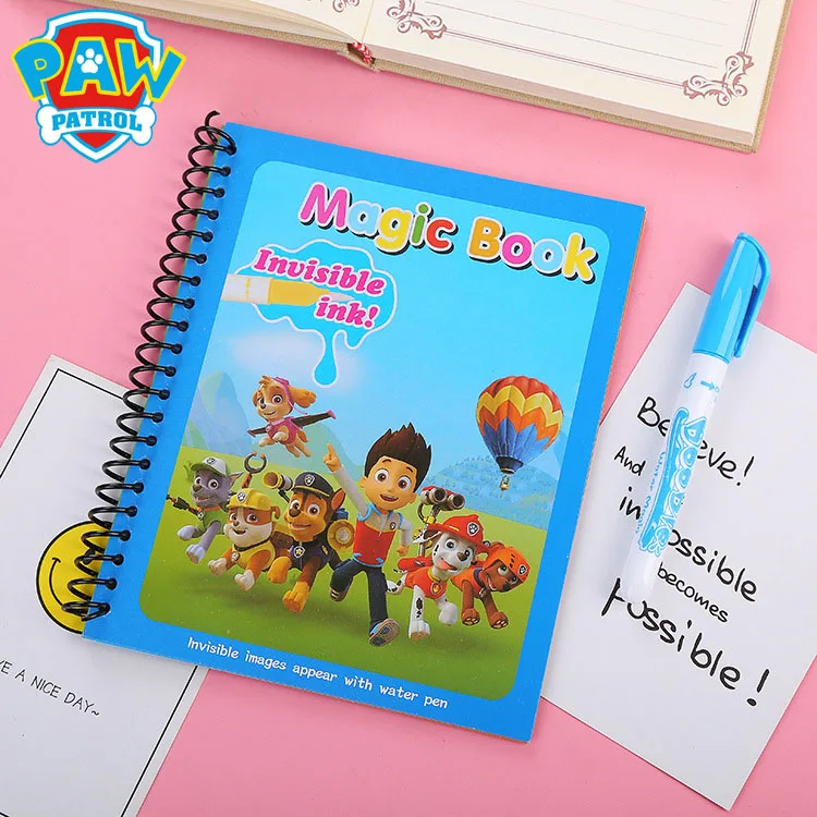 Paw-Patrol-Graffiti-Magic-Book-para-crian-as-Chase-Marshall-Skye ...