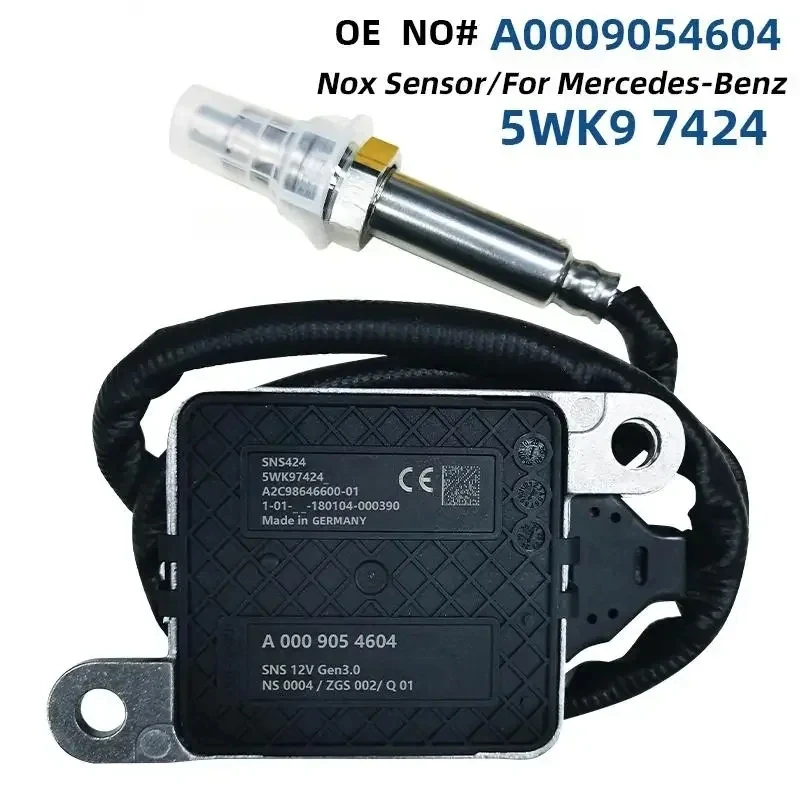 5WK97424-A0009054604-5WK9-7424-Nitrogen-Oxide-Nox-Sensor-For-Mercedes ...