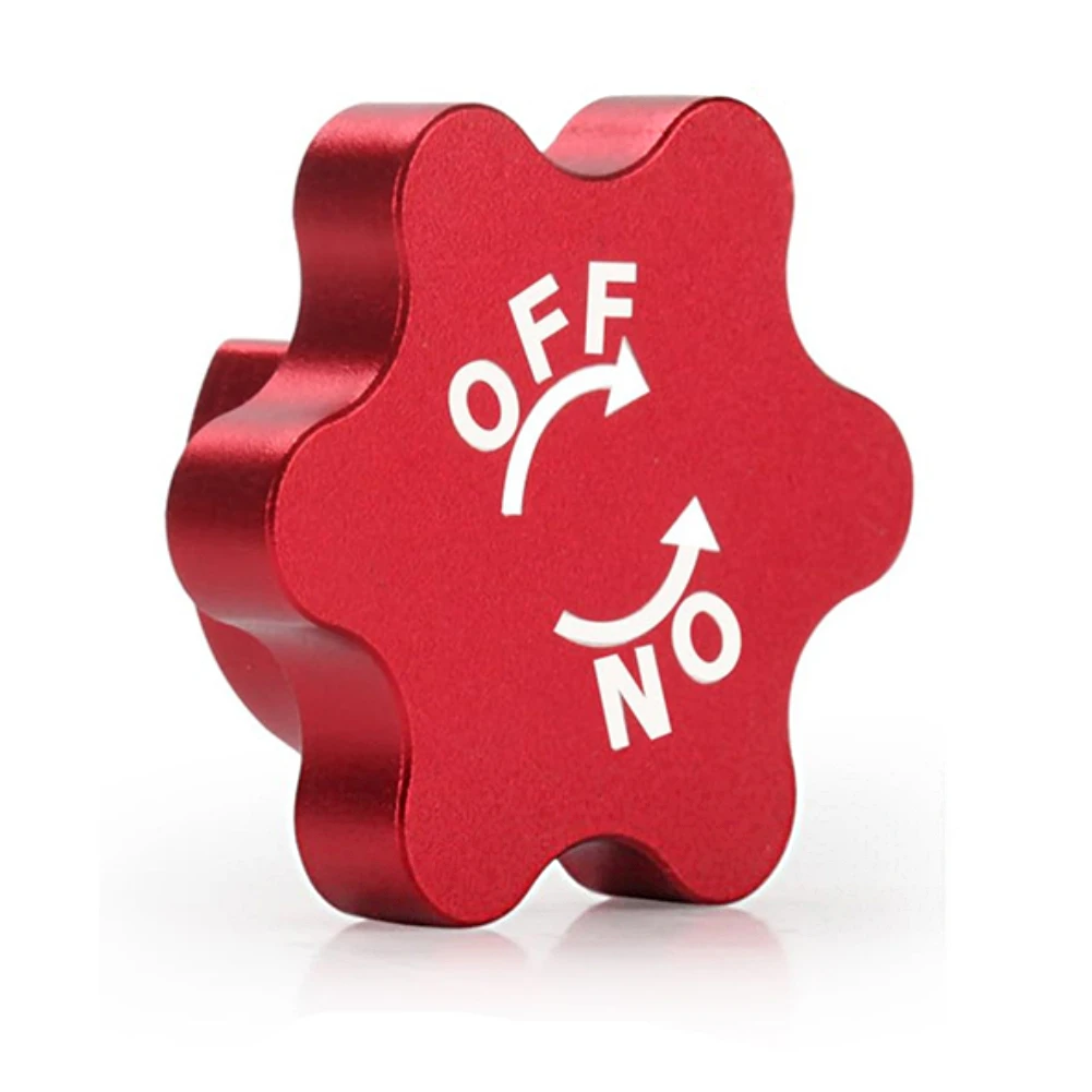 1Pcs Magnetic Ratchet Switch Knob Red Aluminum Alloy Magnetic Ratchet ...