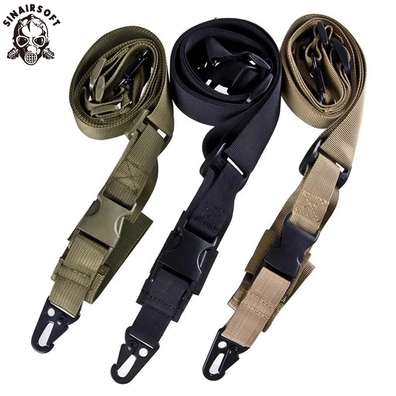 Tactical-3-Point-Rifle-Sling-Strap-for-Shotgun-Airsoft-Gun-Belt ...