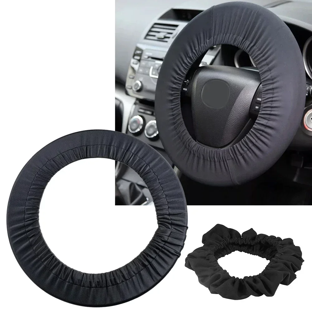 Black Steering Wheel Cover Car Steering Wheel Cover For Car Repair Anti ...