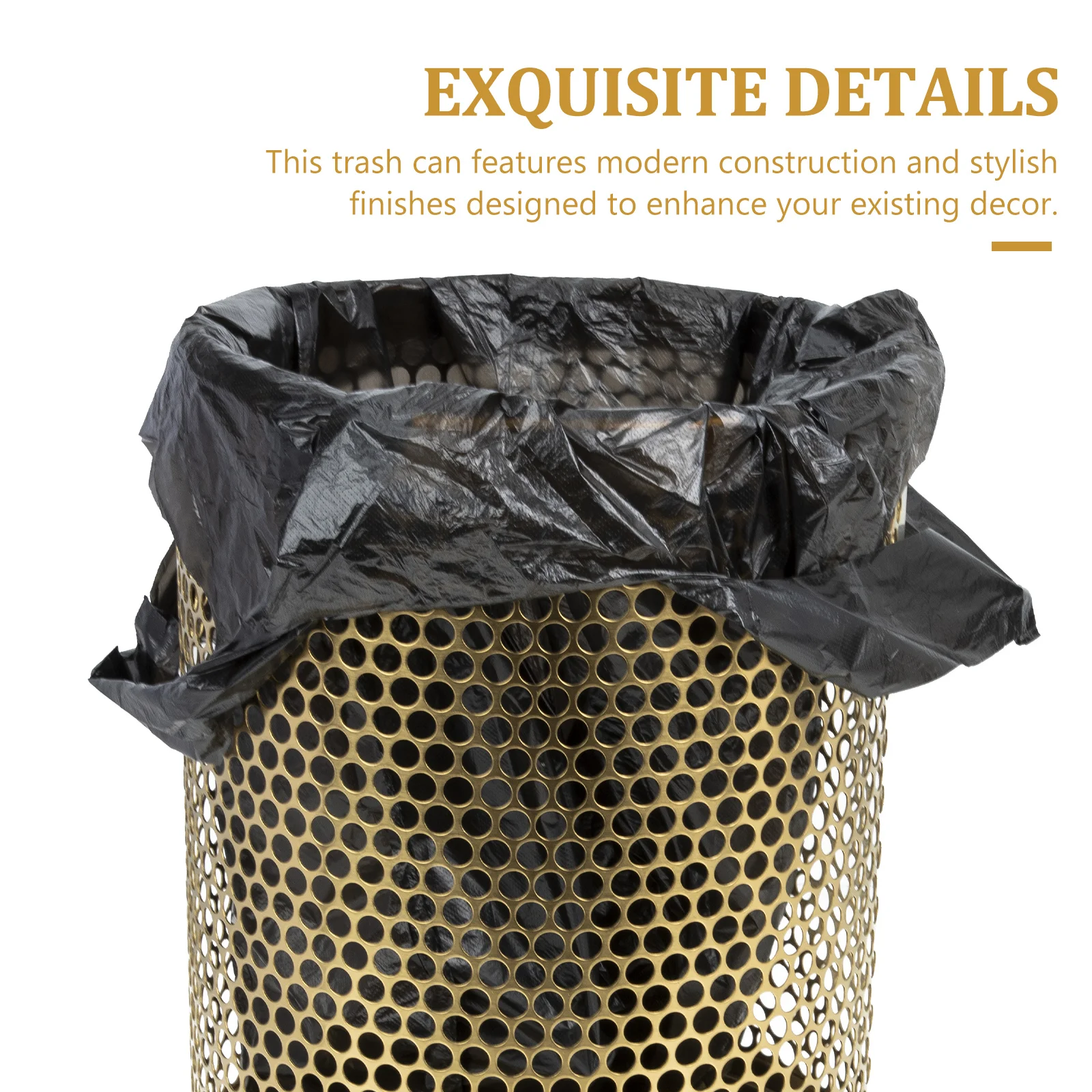 Decorative Wire Trash Can