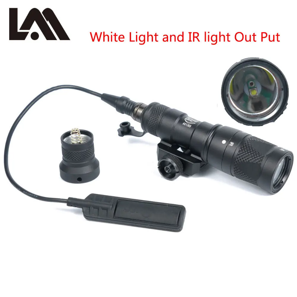 M300V IR Light Tactical Infrared Flashlight Military M300 NV Weapon ...