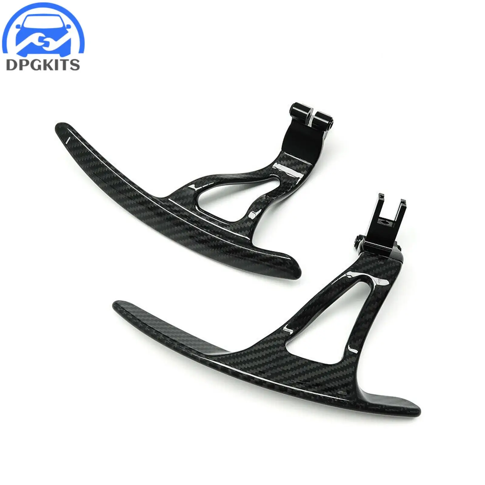 2pcs-Carbon-Steering-Shift-Paddle-Shifter-Extension-For-2008-2016 ...